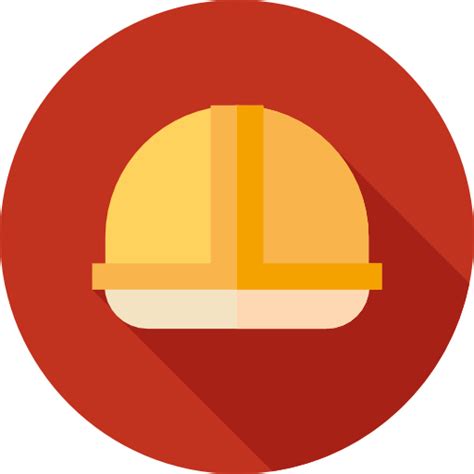 Worker Flat Circular Flat Icon