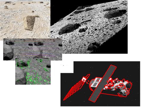 Example Outputs Of Computer Vision Algorithms Employed In Space
