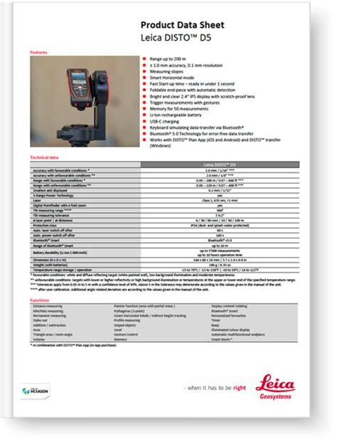 Leica Disto D5 R Laser Distance Measurers Leica Geosystems