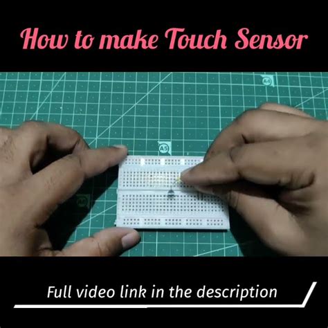 how to make a touch sensor using bc547 transistor shorts youtube