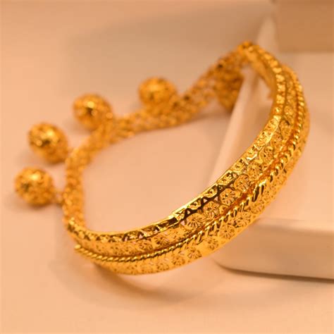 Elegant Gold Plated Bracelet For Girlswomen