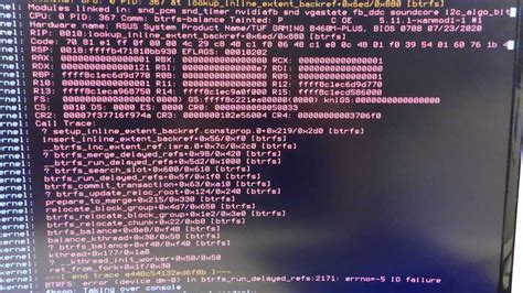BTRFS Error System Boot In Emergency Mode Newbies Garuda Linux Forum