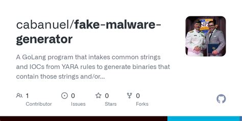 Github Cabanuelfake Malware Generator A Golang Program That Intakes Common Strings And Iocs