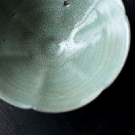 高麗 青磁輪花茶碗 骨董と詩学 Antique And Poetics 蛇韻律