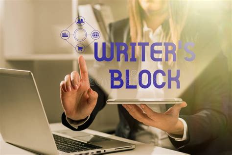 Text Caption Presenting Writerand X27s Block Business Showcase Condition Of Being Unable To