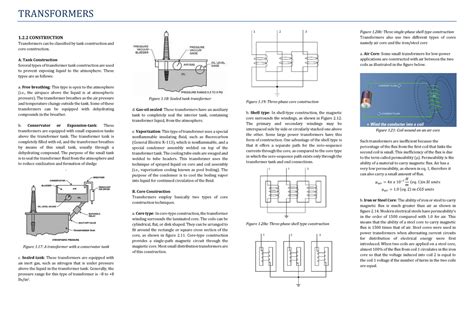 Transformers Principle Of Operation Part 2 1 2 Construction