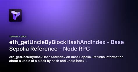 eth getunclebyblockhashandindex base sepolia reference node rpc