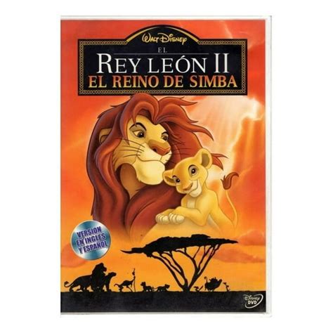 El Rey Leon 2 Dos El Reino De Simba Pelicula Dvd Disney Pixar El Rey
