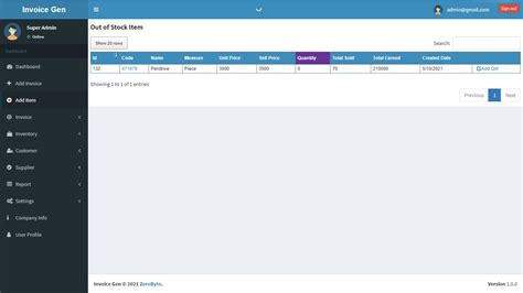 Invoice Generation And Management ASP NET Core EF MSSQL By Shaheddev