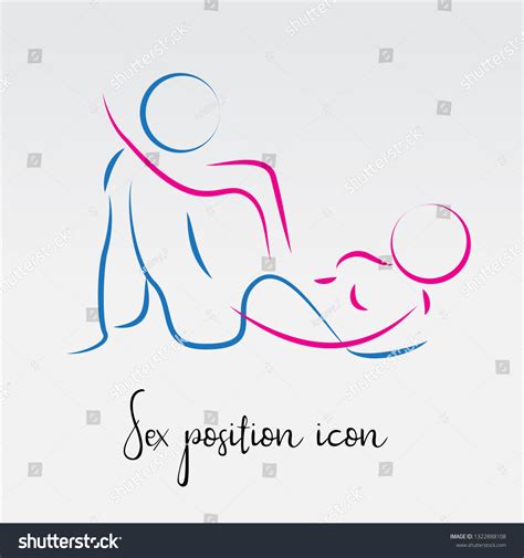 Sex Poses Vector Icon Line Icon vector de stock libre de regalías 1322888108 Shutterstock
