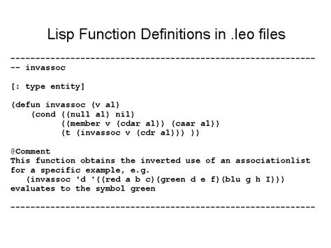 Artificial Intelligence And Lisp 12 The Programming Language
