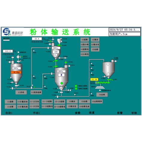 控制系统 产品与服务 秦皇岛青盛科技有限公司 粉体混合机类 粉体包装机类