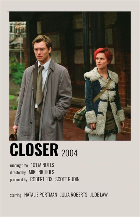 Movie Poster Movies To Watch Closer Movie Film Posters Minimalist
