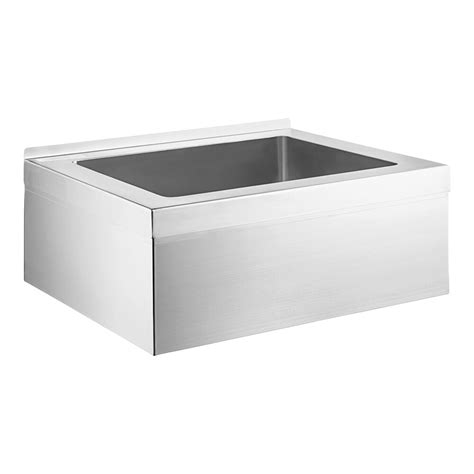 Steelton 16 X 20 X 6 16 Gauge 304 Stainless Steel One Compartment Floor Mop Sink