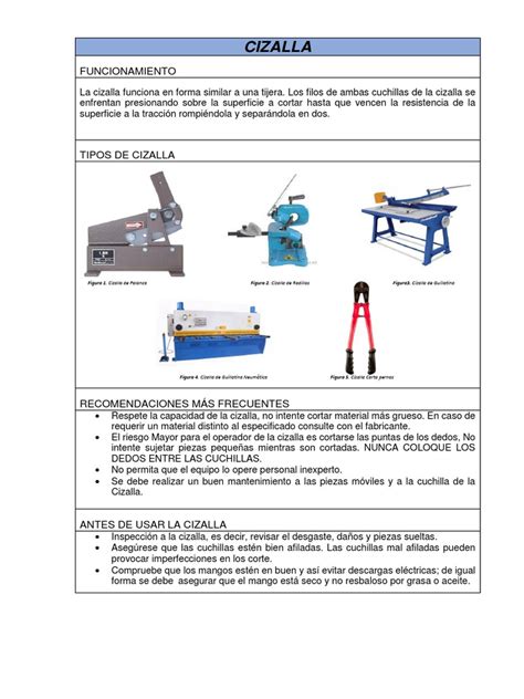 Cizalla Pdf Herramientas
