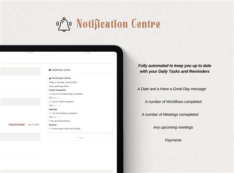 Notion Template Client Portal Notion Client Dashboard Project