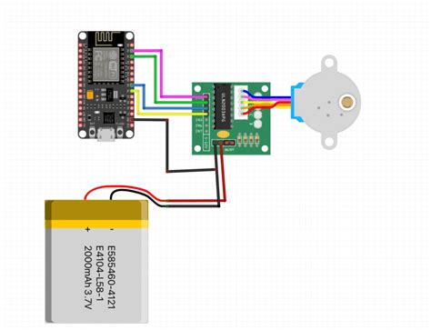 Stepper Motor With Esp8266 Interface 28byj Stepper Motor