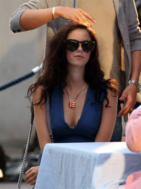 Kaya Scodelario Showing Huge Cleavage On The Set Of Robbie Williams Music Video Porn Pictures