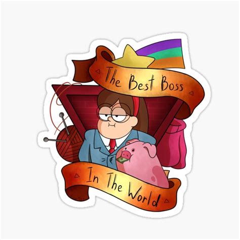 Gravity Falls Boss Mabel Sticker For Sale By Alina 923 Redbubble
