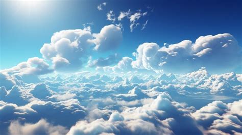 Premium Ai Image Soft Fluffy Cloud Background Abstract Clear White