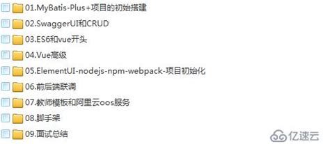 springboot，springcloud项目实战视频高并发高性能分布式框架从无到有微服务架构设计 编程语言 亿速云