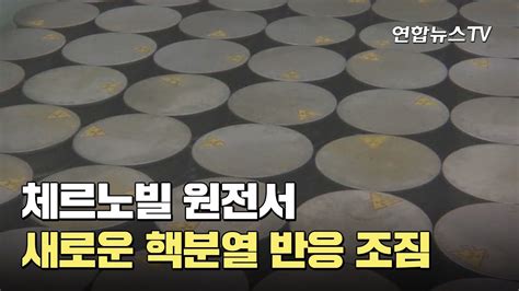 체르노빌 원전서 새로운 핵분열 반응 조짐 연합뉴스tv Yonhapnewstv Youtube