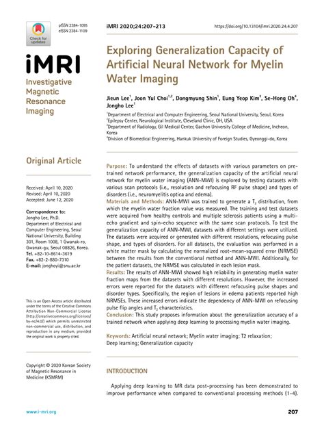 Pdf Exploring Generalization Capacity Of Artificial Neural Network