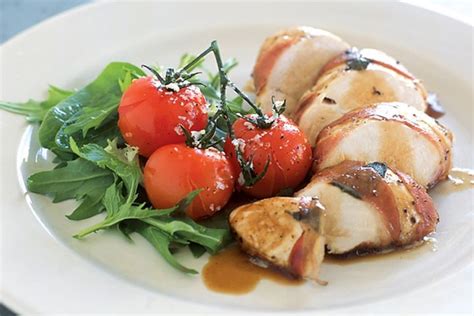 Pancetta Wrapped Chicken Breasts