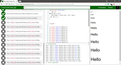 While Loop Not Working For Sass Apply A Style Html Css The