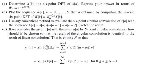 solved consider the six point sequence shown in figure