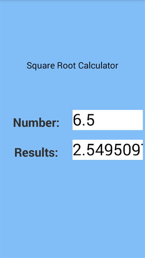 Square Root Calculator Apk Para Android Descargar