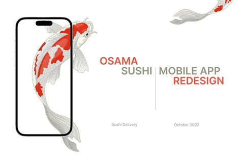 ux ui redisign food delivery mobile app sushi behance