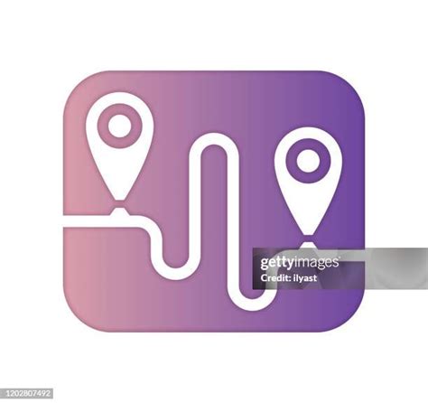 56 Road Map Logo High Res Illustrations Getty Images