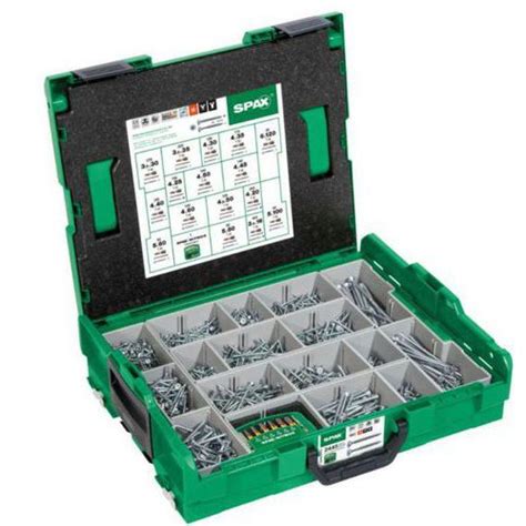 L Boxx Set Tx Montageschroeven Met Verzonken Kop Spax Manutannl