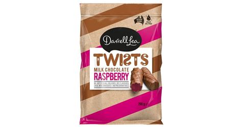 Darrell Lea Twists Milk Chocolate Raspberry Reviews Au