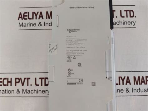 Schneider Telemecanique Modicon 140noe77111 Ethernet Network Tcp Ip Module Aeliya Marine