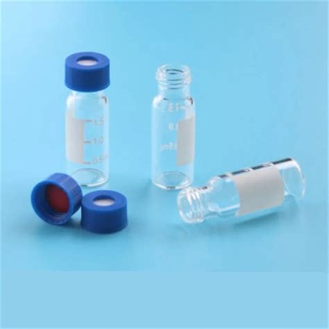 Pcs Lot Screw Neck Chromatography Vial For Agilent Ml Auto Sample Bottle Mm With Scale