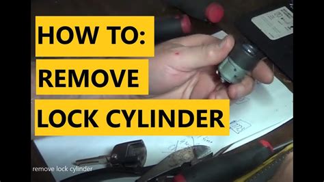 Vw How To Remove Lock Cylinder Youtube