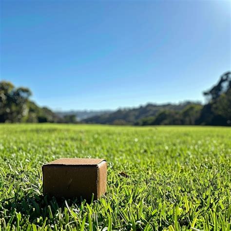 Free Cardboard On Grass Image Cardboard Grass Nature Download At Stockcake