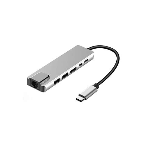 Goal In Multiport USB C Type C To K HDMI USB PD LAN Rj Adapter Converter