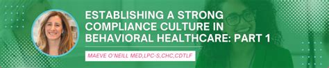 Behavioral Healthcare Compliance Standardization And Metrics