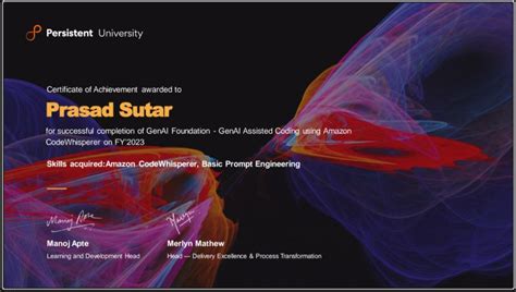 Prasad Sutar On Linkedin Amazoncodewhisperer Genai Coding