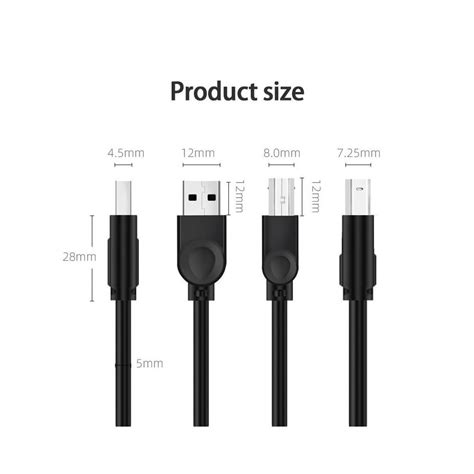 Cabo USB Para Arduino Uno E Mega Metro