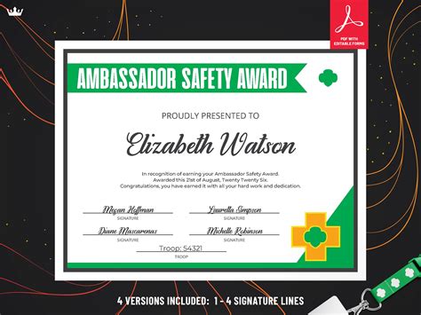 Free Printable Safety Award Certificates Download Free Printable