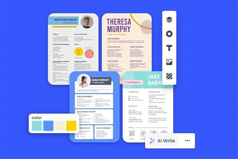 무료 이력서 작성기 온라인 이력서 작성 빠르고 쉽게 Fotor