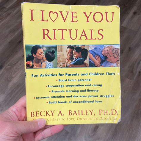 I Love You Rituals By Becky A Bailey