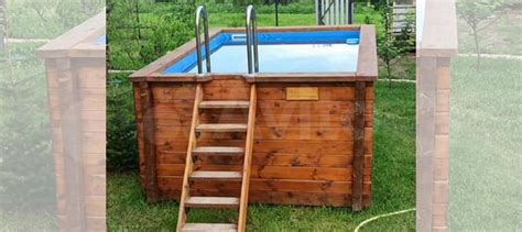 Бассейн каркасный деревянный "GartenStern" купить в Чехове | Хобби и ...