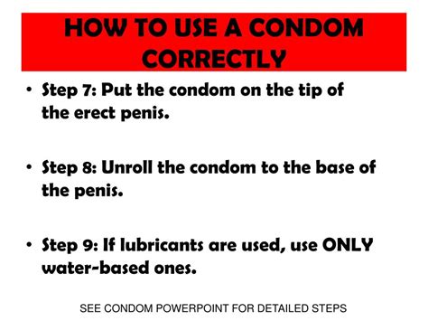 PPT HOW TO USE A CONDOM CORRECTLY PowerPoint Presentation Free Download ID