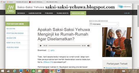 Fakta Ajaran Sesat Dan Kultus Kristen Saksi Yehuwa : Apakah Menginjil ...