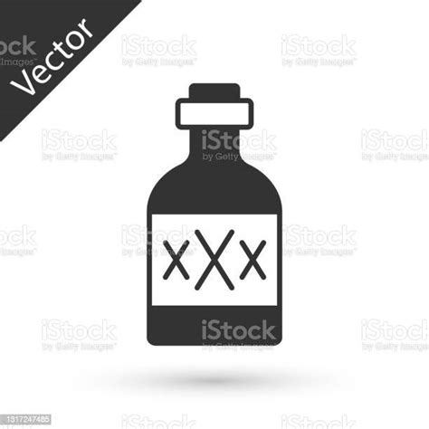 흰색 배경에 격리 된 회색 테킬라 병 아이콘 멕시코 알코올 음료 벡터 감귤류 과일에 대한 스톡 벡터 아트 및 기타 이미지 감귤류 과일 고풍스런 과일 Istock